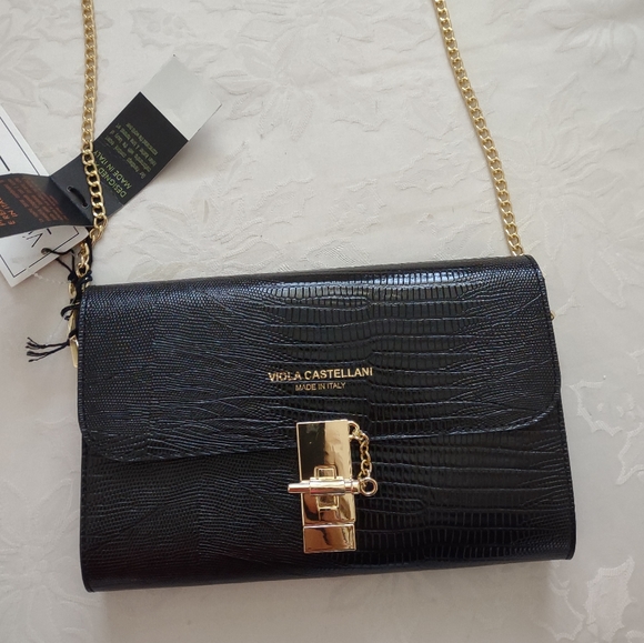 Viola Castellani | Bags | New Viola Castellani Luxury Italian Leather ...